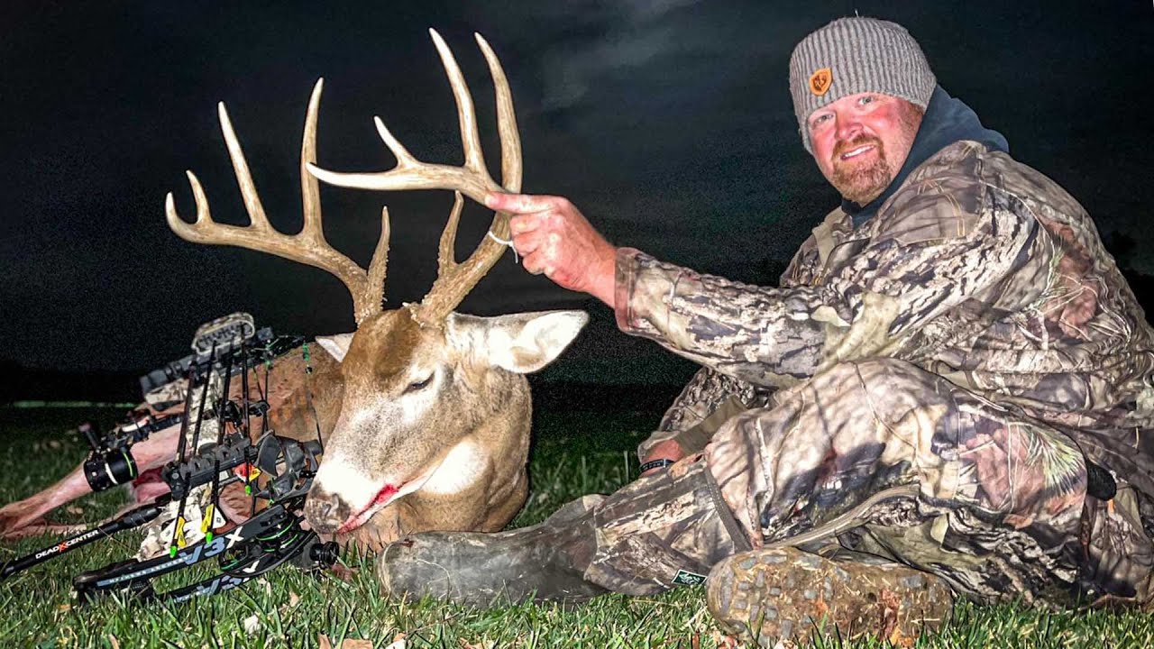 HEART SHOT Buck Over A Decoy! - YouTube