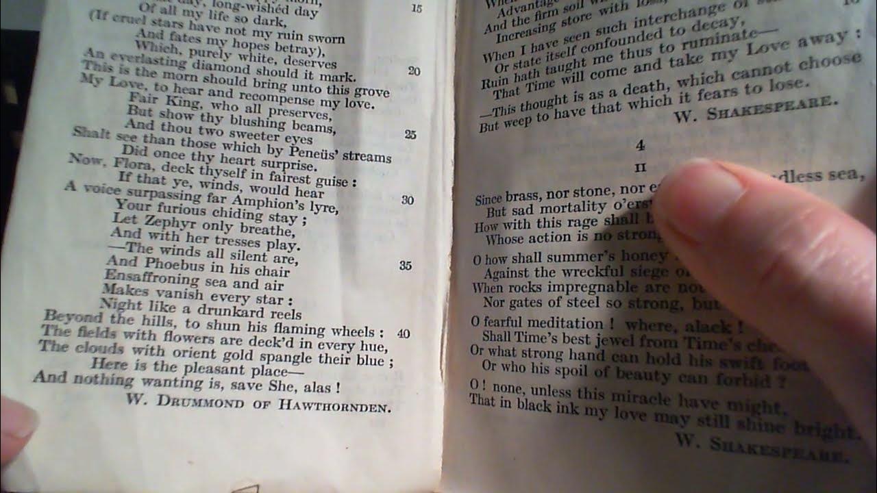 Summons to Love W. Drummond of Hawthornden - YouTube