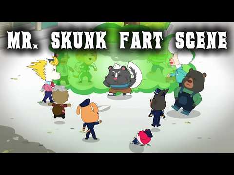 Mr. Skunk Fart Scene 🦨🍑💨