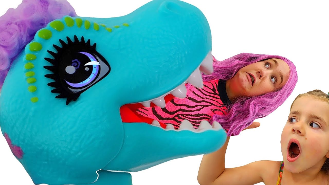 Ruby and Bonnie Pretend Play Dino-mite Adventure Toy - YouTube