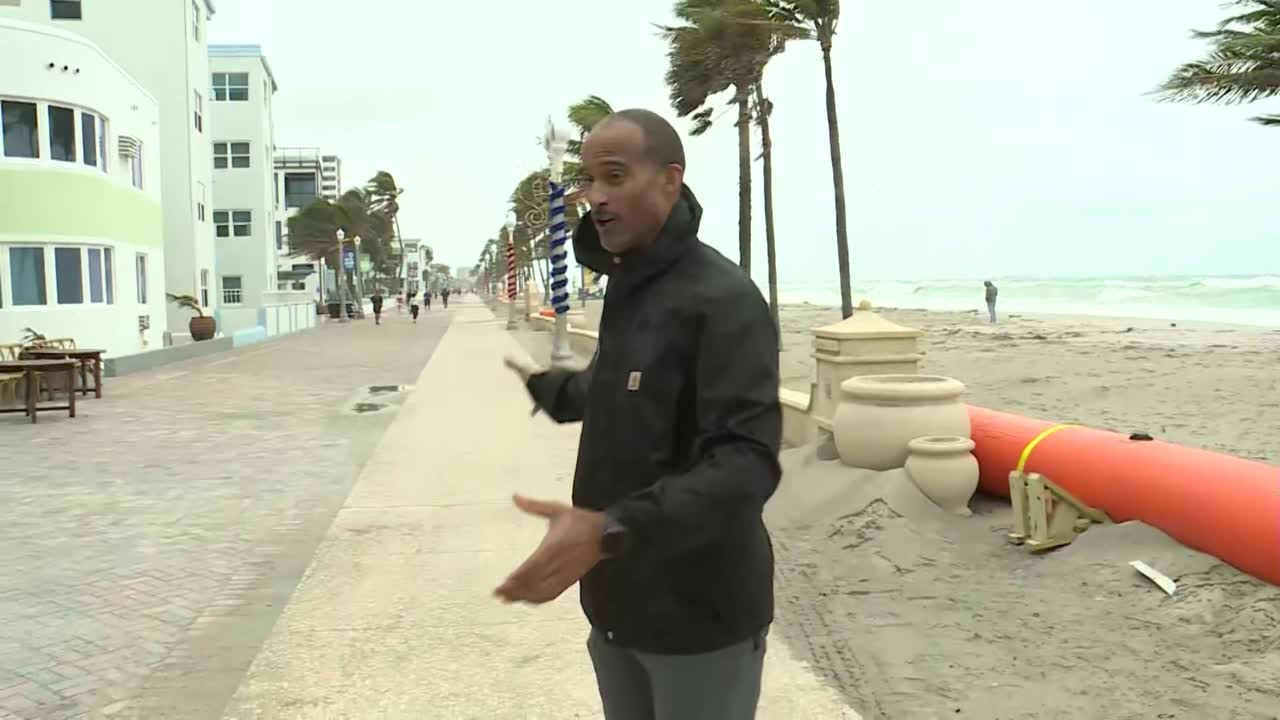 The Weather Channel: Meteorologist Paul Goodloe reports from Hollywood ...