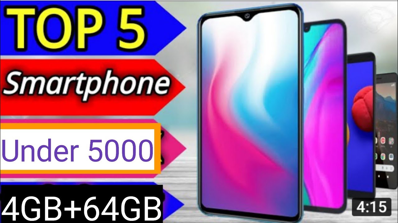 Top 5 best smartphone under 5000 !! Best smartphone under 5000 in 2022 ...