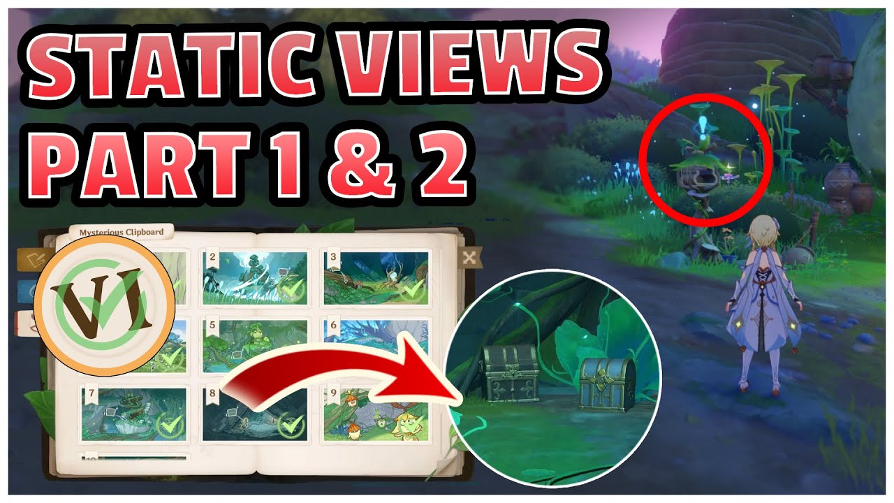 All 10 PICTURE LOCATIONS ! (Static Views, Chapter6) [Genshin Impact ...