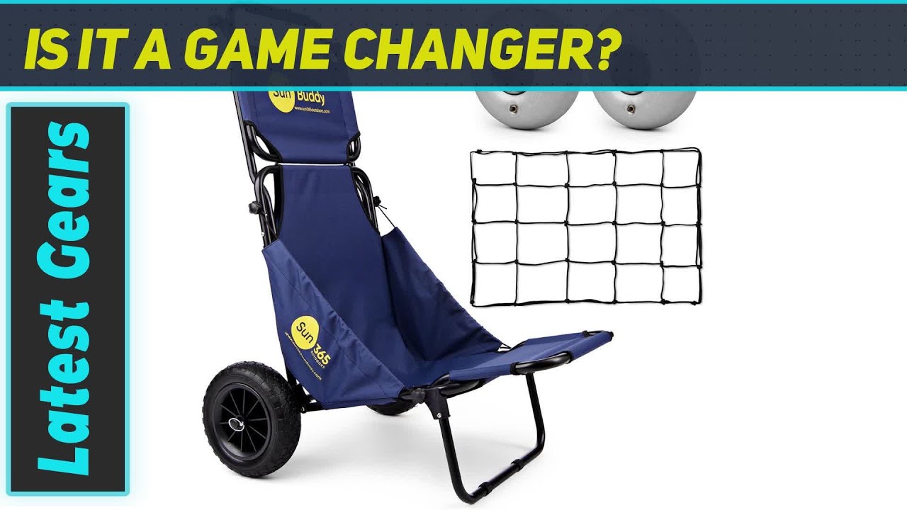 Sun Buddy Foldable Beach Trolley: Ultimate Beach Cart? - YouTube