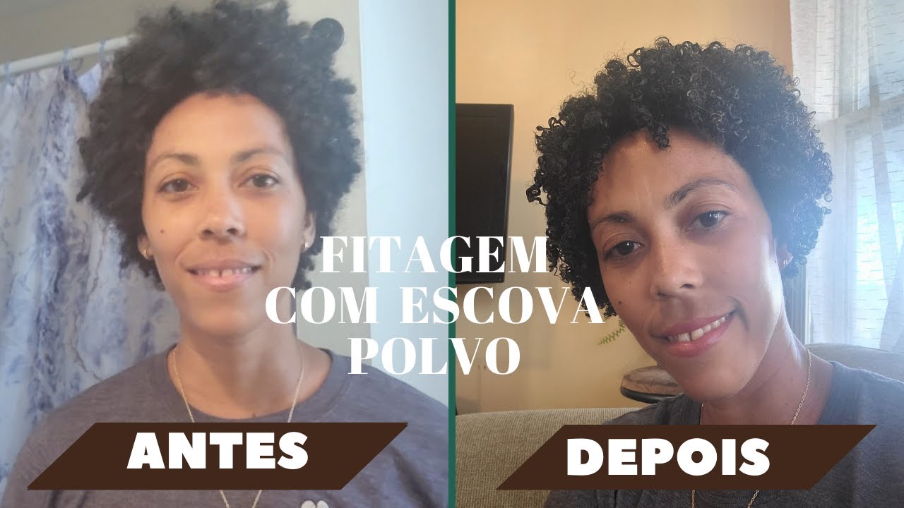 Como fazer fitagem no cabelo crespo/ Fitagem com escova Polvo - YouTube