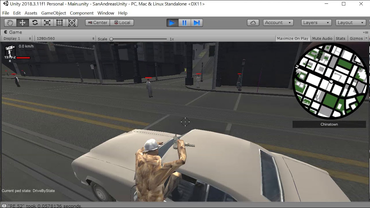 San Andreas Unity - driveby - YouTube