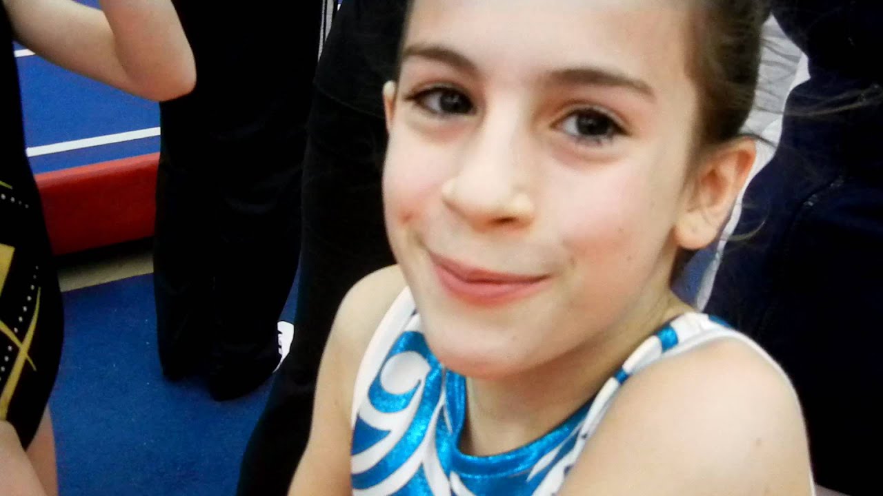 Oakville Gymnastics Club Tumbling Maddie Hawkins 1st ON Cup 1st pass ...