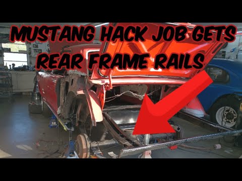 Hacked Up Mess To Safe Driver : The 1965 Mustang Rear Frame Rails Get A ...