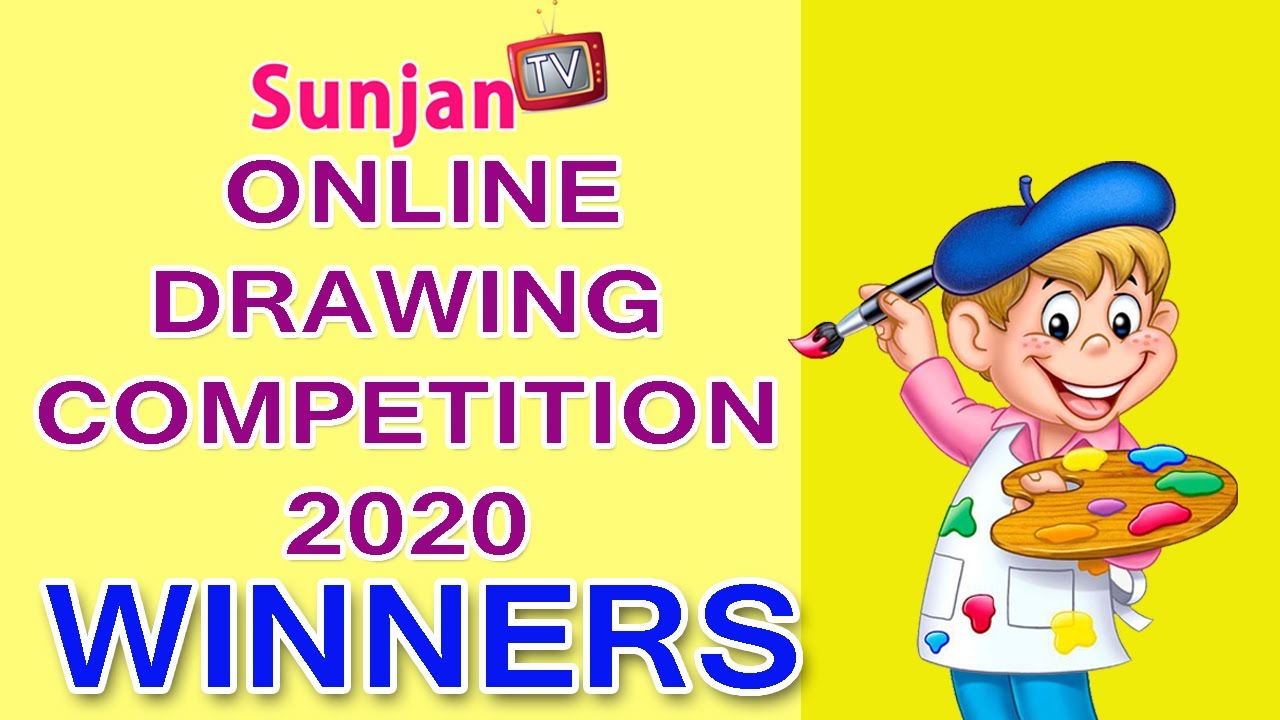 SUNJAN TV ONLINE DRAWING COMPETITION WINNERS - YouTube