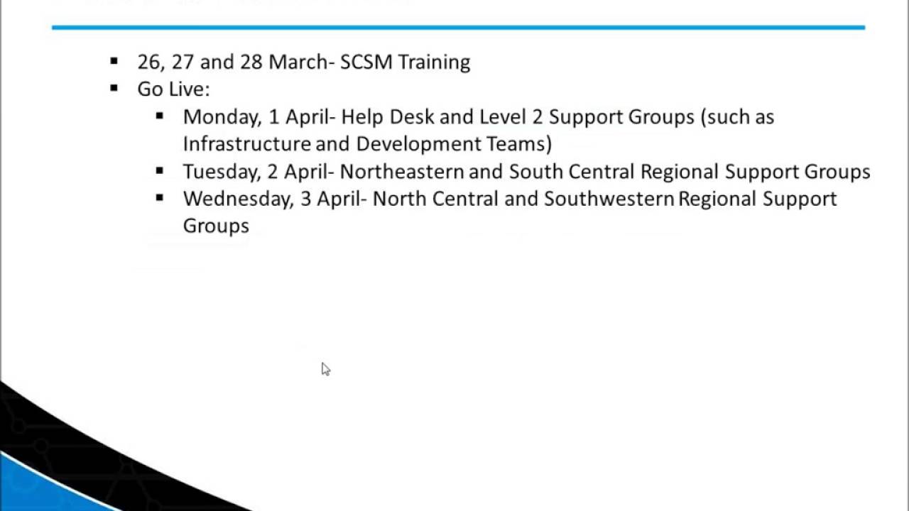 SCSM User Training - YouTube