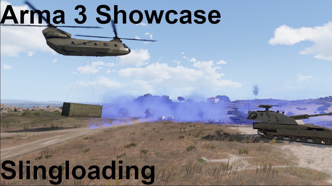 Arma 3 - Showcase - 18 - Sling Loading - YouTube