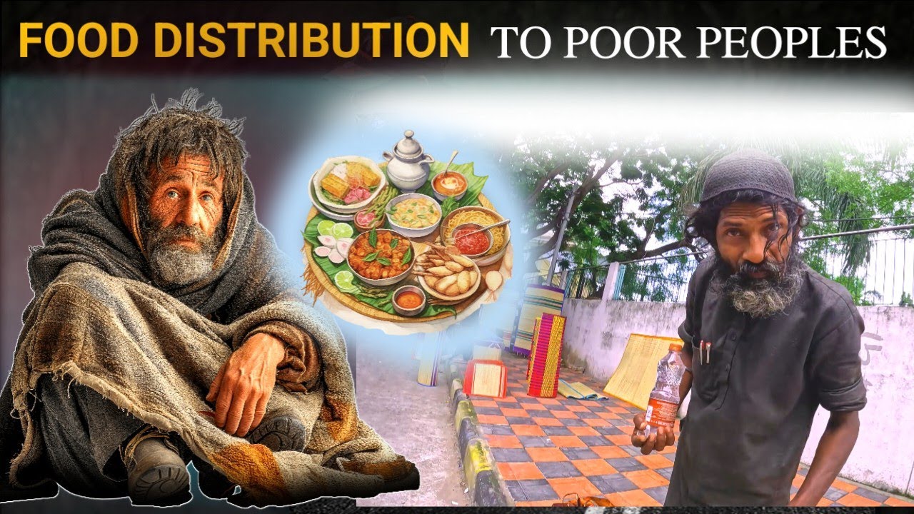 || Giving Food To Poor People || Poor People Food || Mr Shivaa || - YouTube