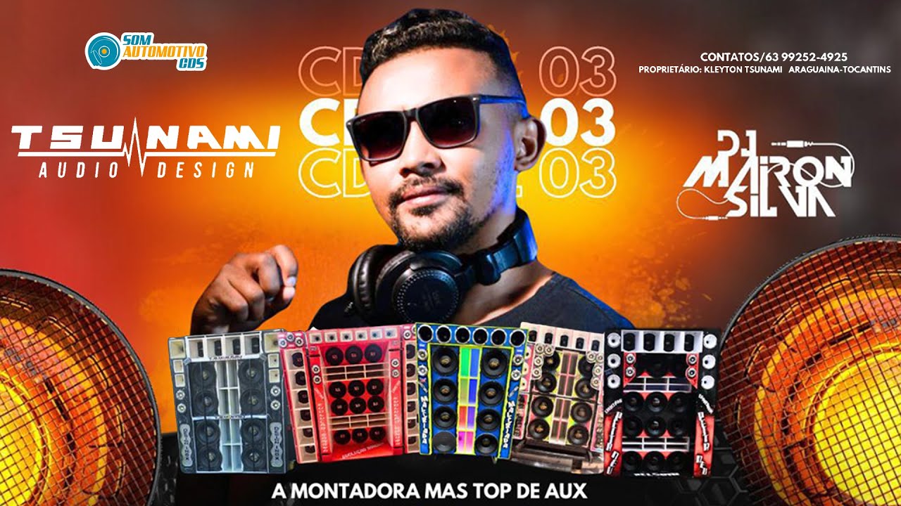 CD TSUNAMI AUDIO DESIGN VOLUME 3 - DJ MAIRON SILVA - YouTube