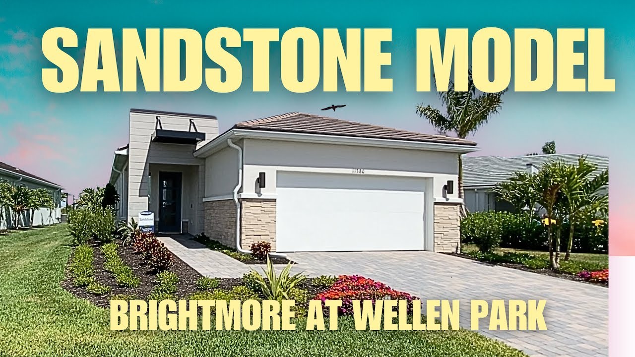 The Award-Winning Sandstone Model in Brightmore at Wellen Park FL - YouTube