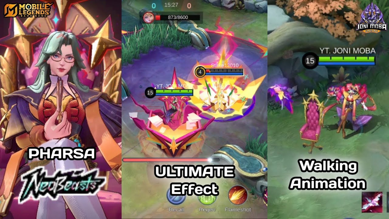 PHARSA NEW SKIN NEOBEASTS - IDLE ANIMATIONS/WALKING ANIMATIONS/GAMEPLAY ...