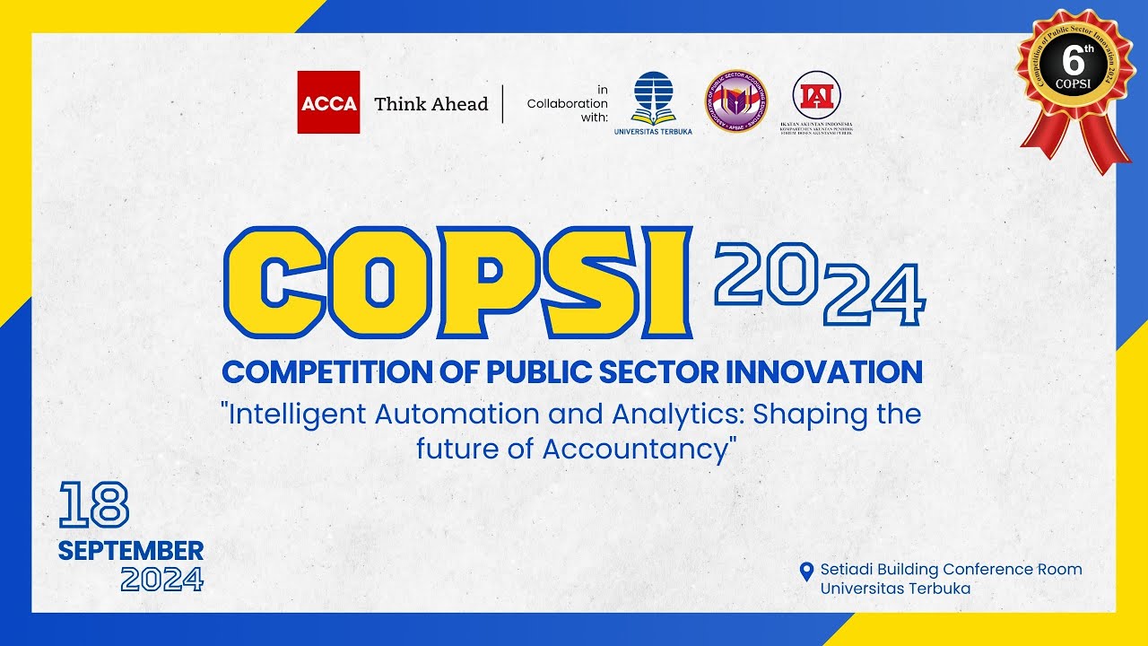 The 6th Competition for Public Sector Innovation (COPSI 2024) - YouTube