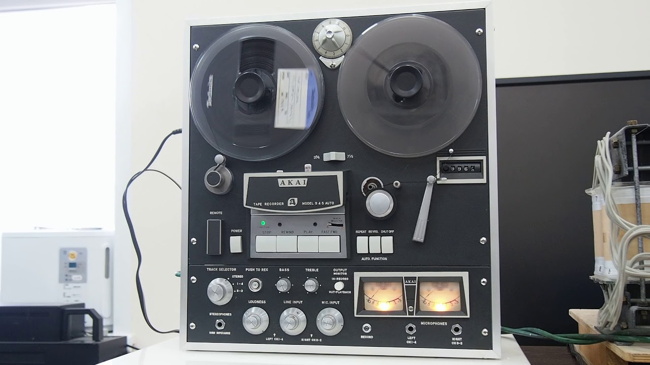 TOP ENGINEERING. AKAI model 345. Редкость. - YouTube