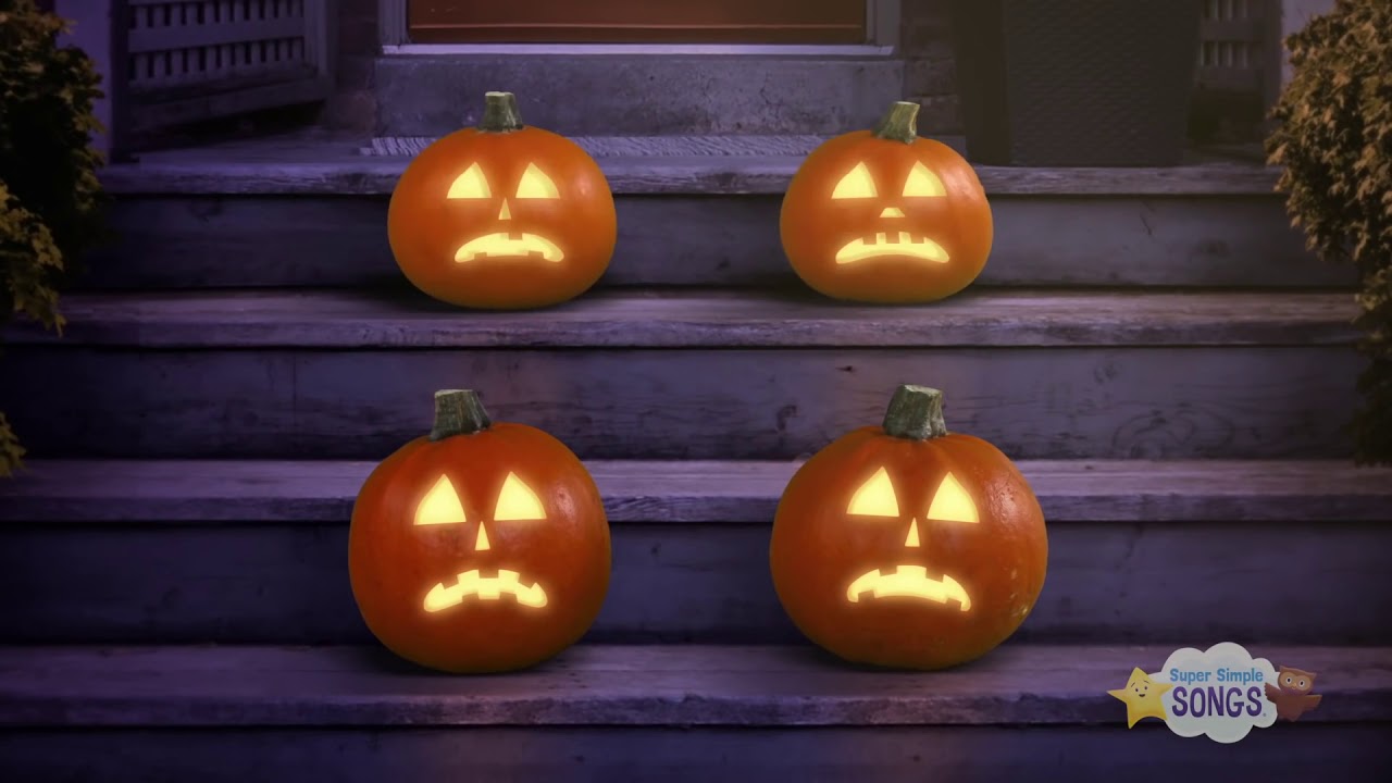 Five Little Pumpkins Pumpkin Song Super Simple Songs - YouTube