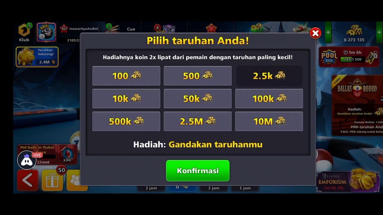 Indonesian 8 Ball Pool : 👍 Good stream | Playing Solo | Streaming with ...