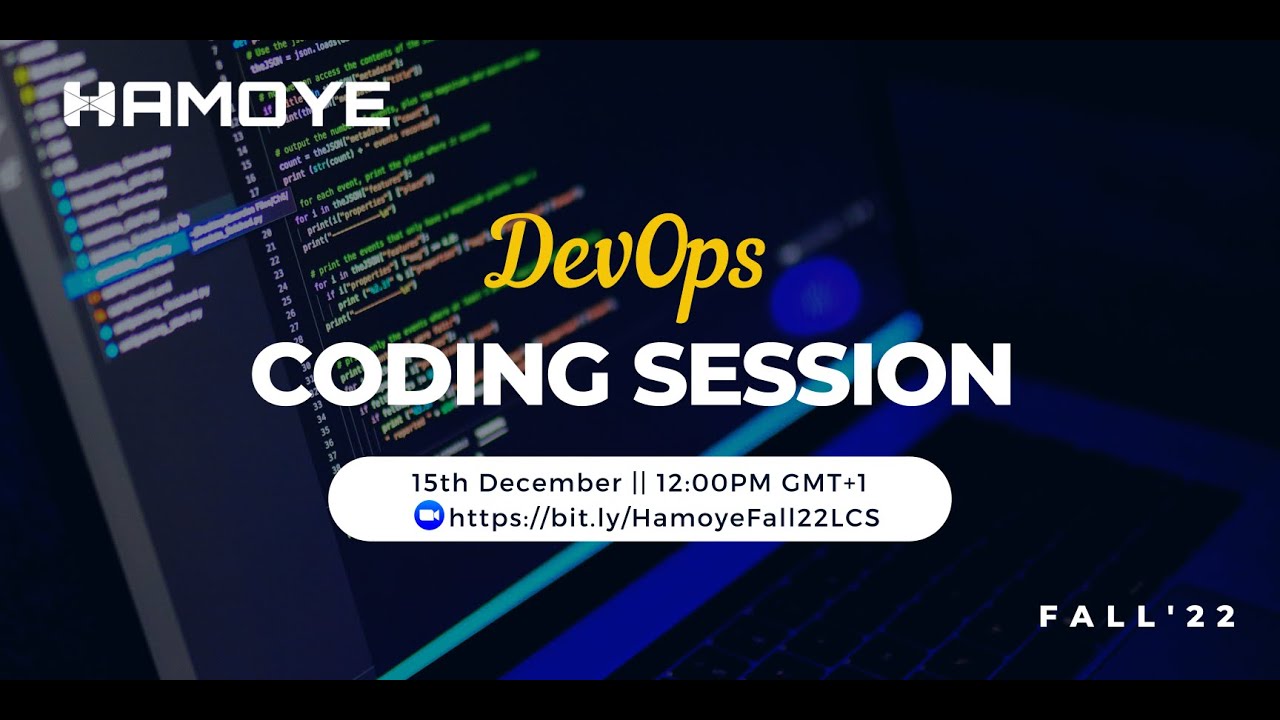HDSC Fall '22 DevOps CODING SESSION - YouTube