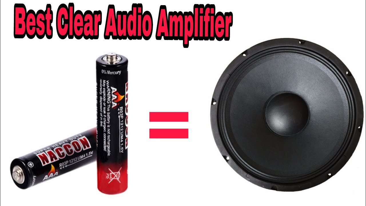 How to make a clear audio amplifier with bc547 transistor Simple ...