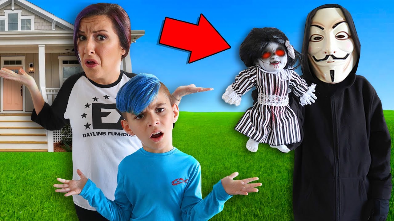 The Hacker Delivered A Creepy Doll To Our House! - YouTube