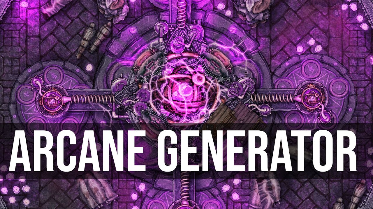 Arcane Generator | Battle Map Time lapse - YouTube