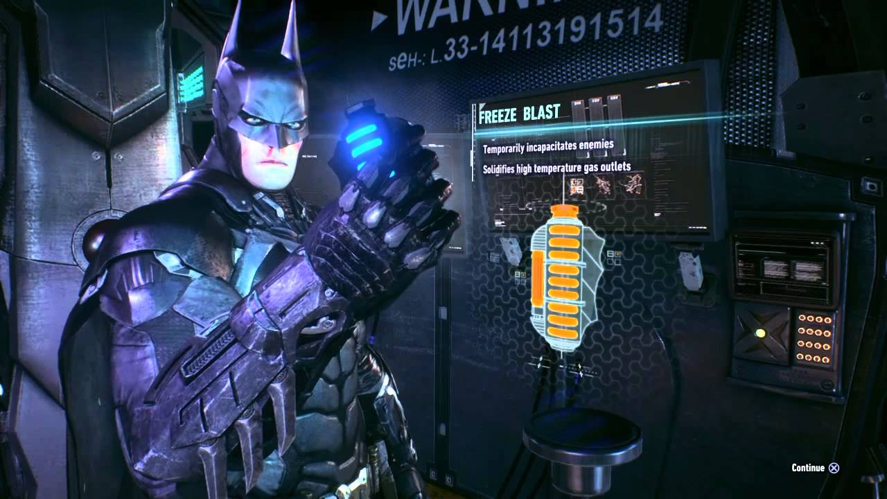 Batman: Arkham Knight - Freeze Blast Weapon Location - YouTube