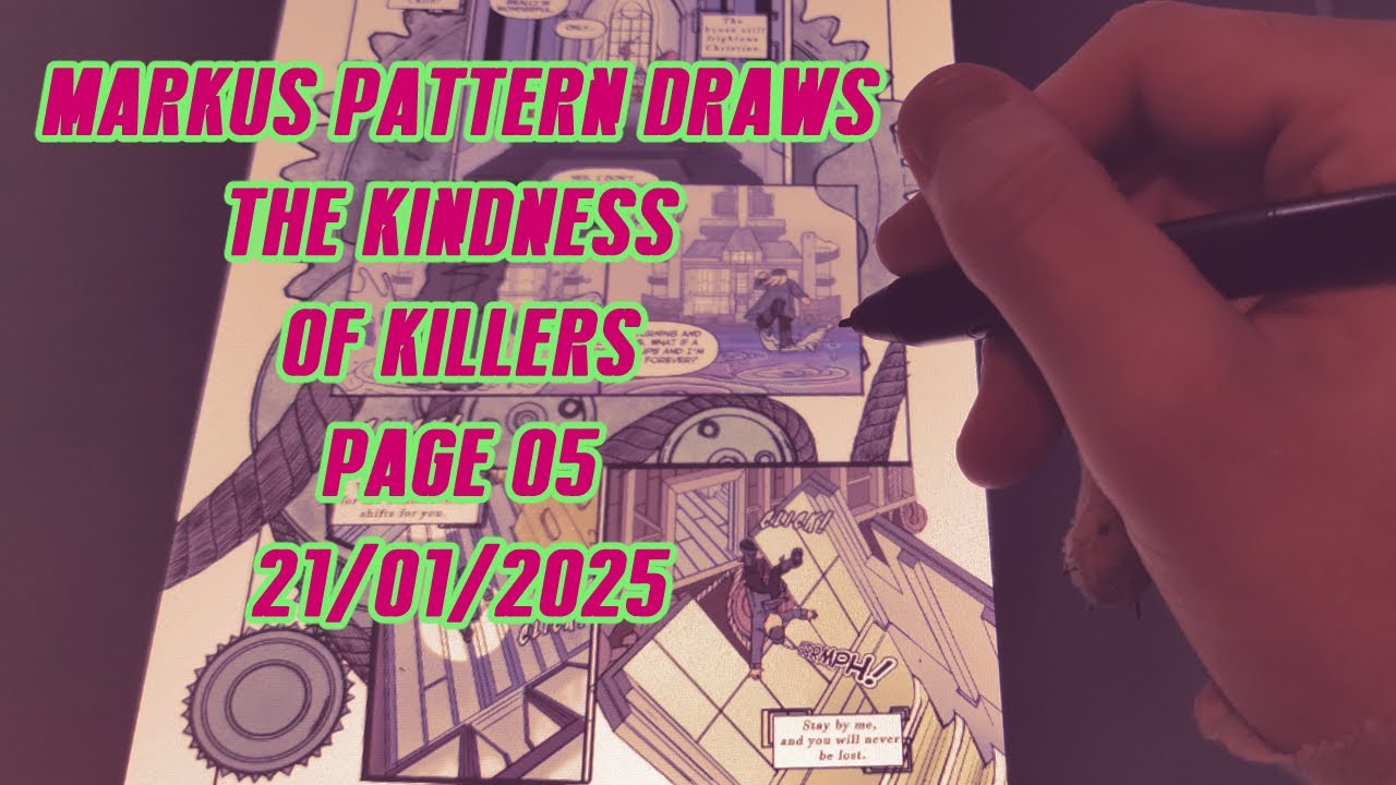 Markus Pattern Inks Kindness of Killers: Samurai Horror Comic - YouTube