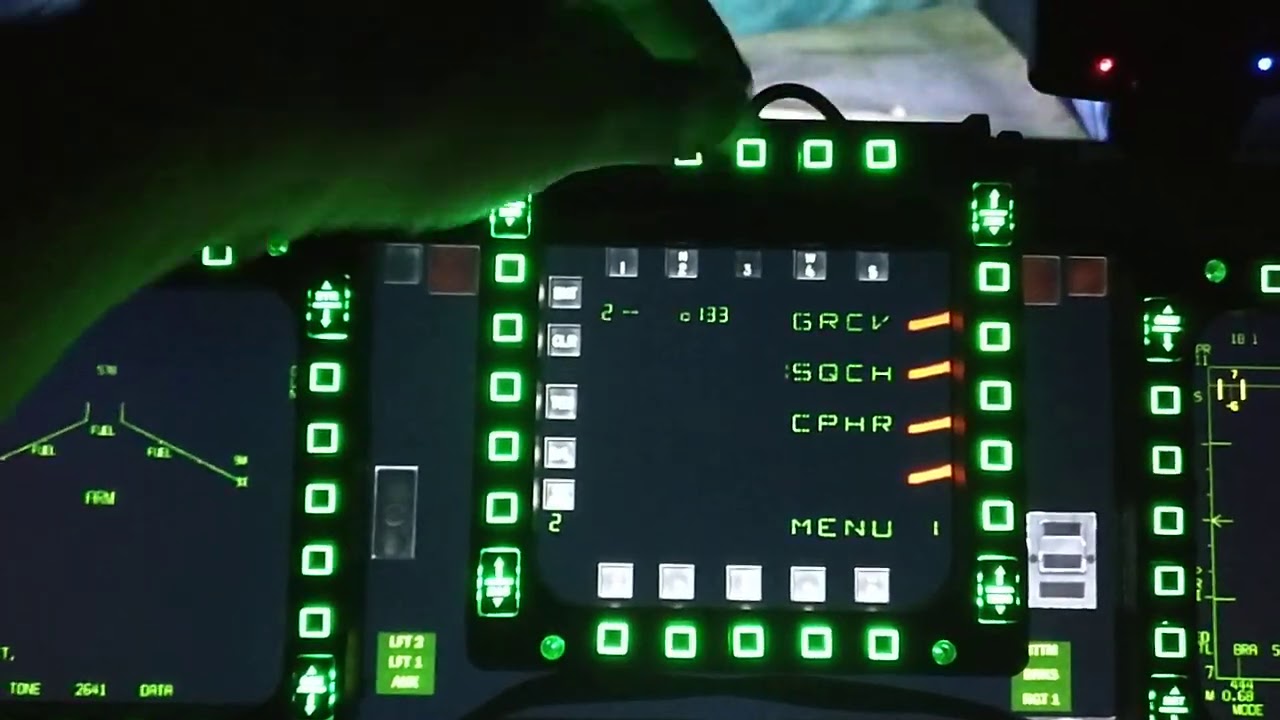 DCS homecockpit: Poor mans limited UFC with Helios and Cougar MFD - YouTube