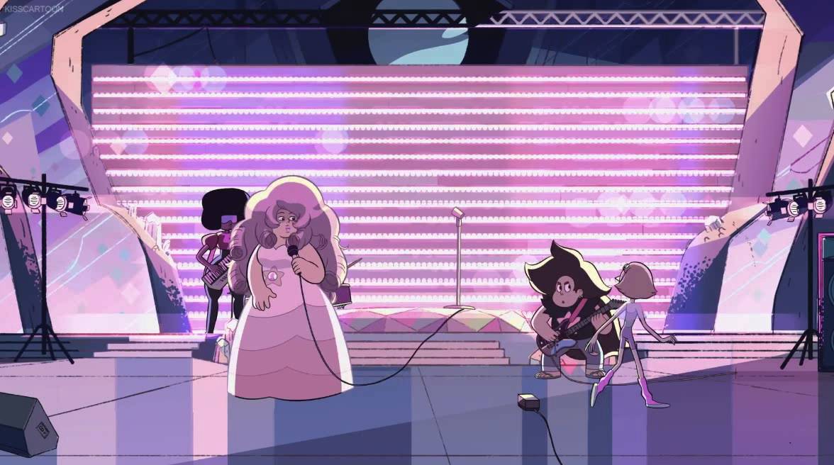 Steven Universe - Pearl Fuses With Rose Quartz - YouTube