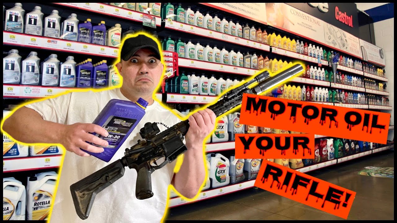 How to Lubricate your Rifle or Handgun with Motor Oil! - YouTube