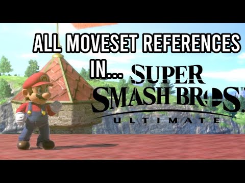 All of Mario's Moveset References in Super Smash Bros Ultimate - YouTube