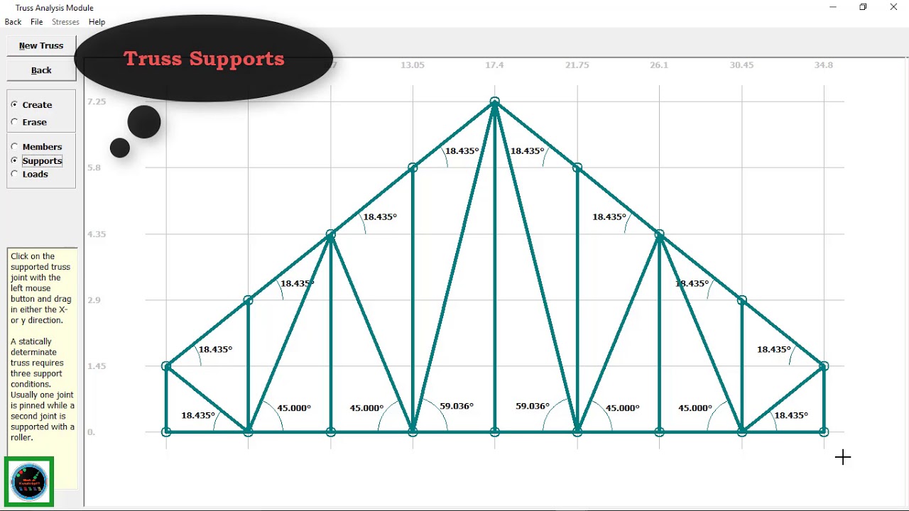 Truss Analysis Using MD Solid Part-3 Truss Type-2 For Even Registration Number. - YouTube