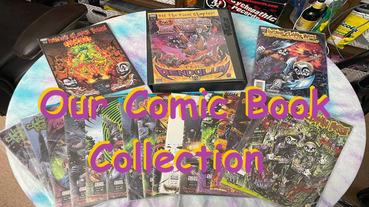 Our Insane Clown Posse Comic Book Collection As Of 2023 - YouTube