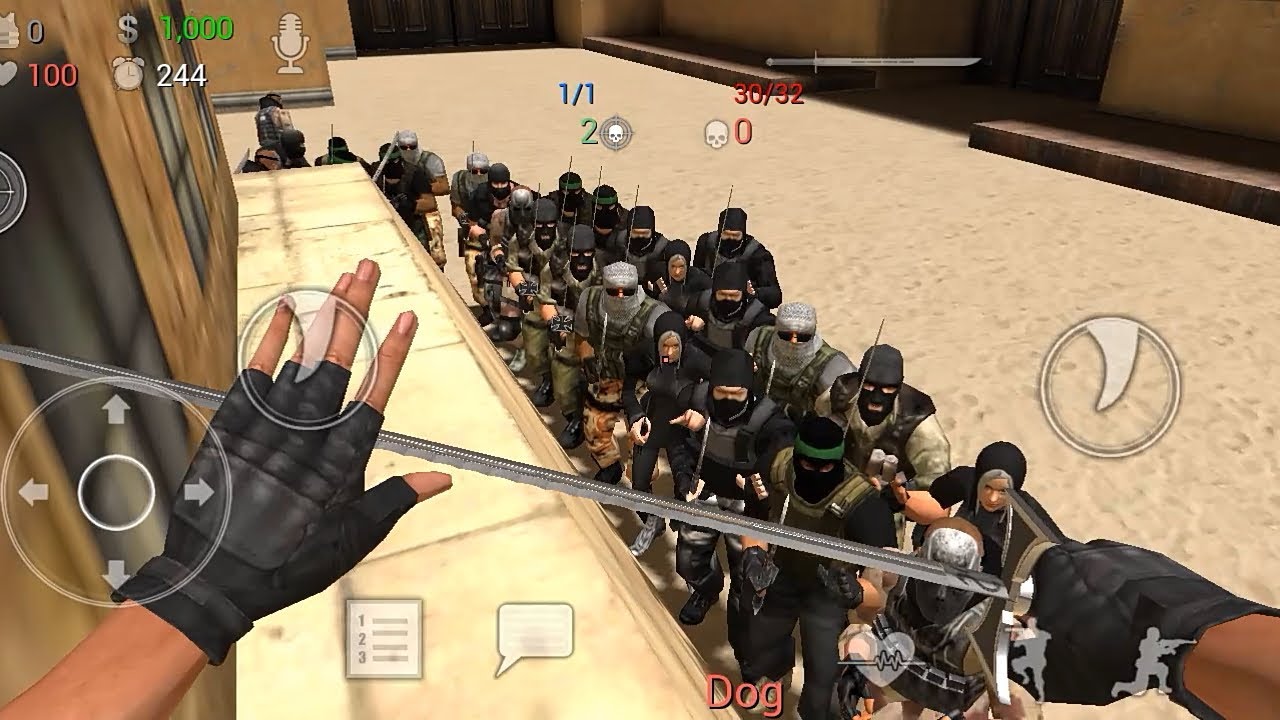 Sfg 2 Special forces group 2| knife mode 1 vs 32 map factory - YouTube