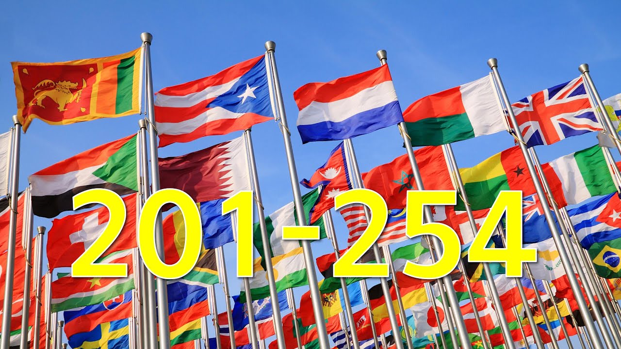 Guess ALL The 254 Flags In The World THE ULTIMATE FLAG QUIZ PART 201 ...