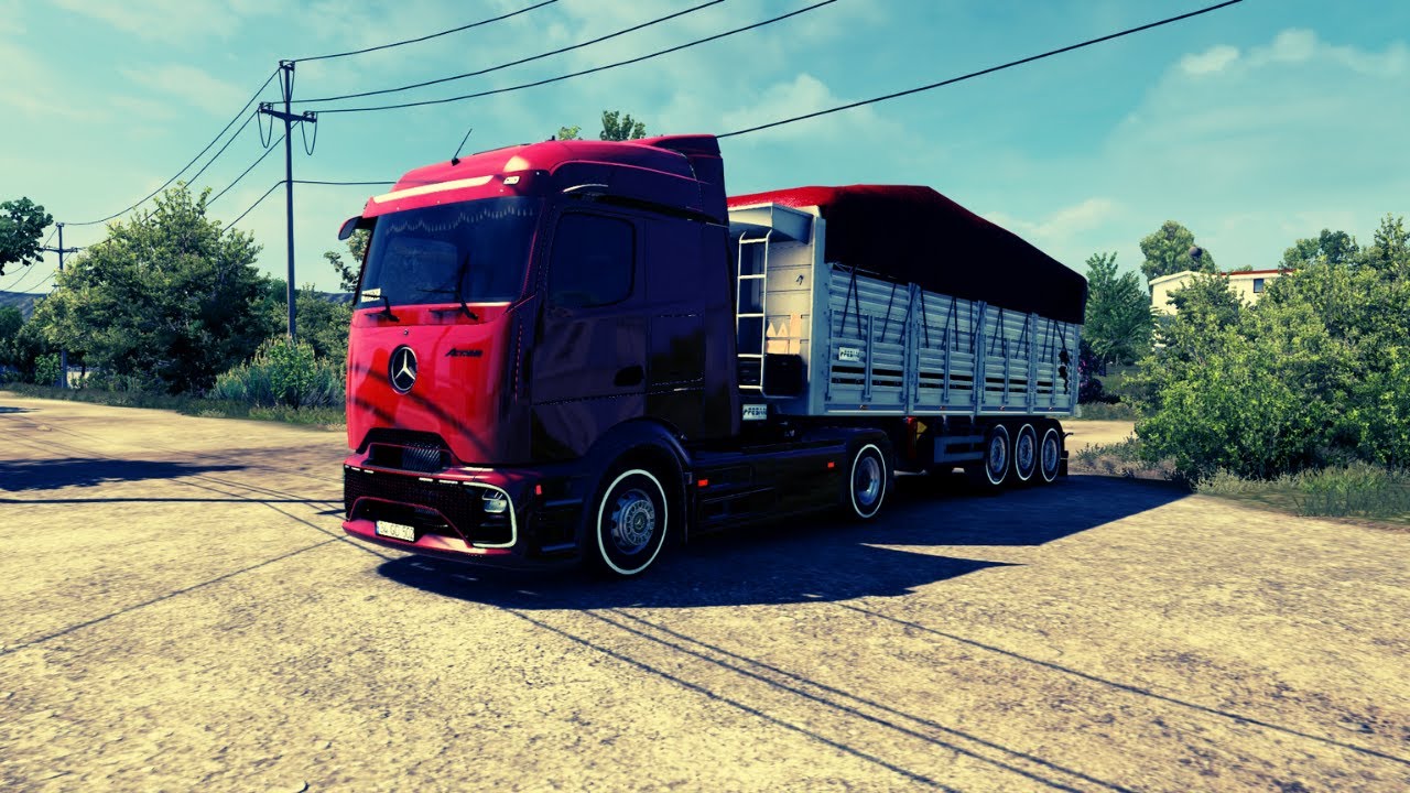 mercedes mp6 / euro truck sımulatör - YouTube