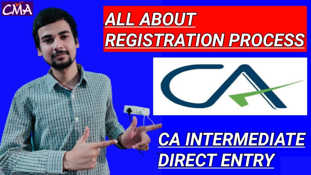 CA INTER DIRECT ENTRY REGISTRATION PROCESS | CA STUDENTS | CMA STUDENTS ...