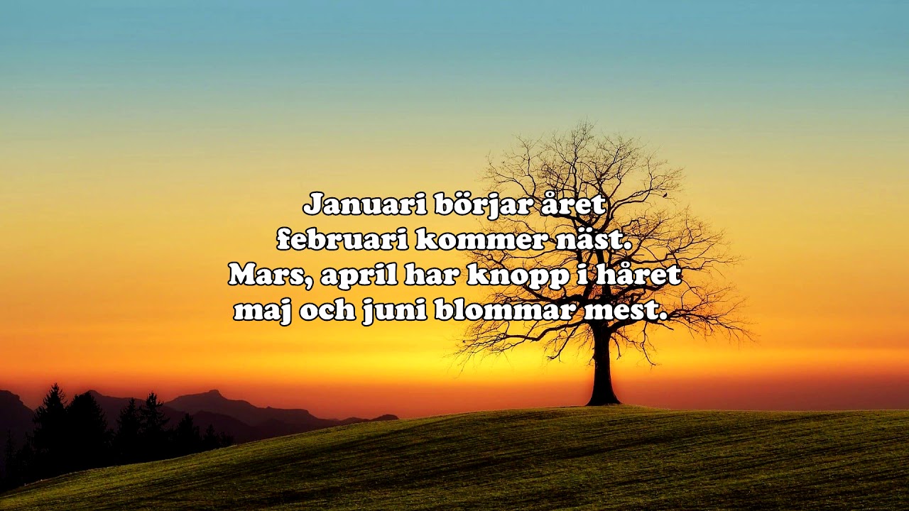 Januari börjar året