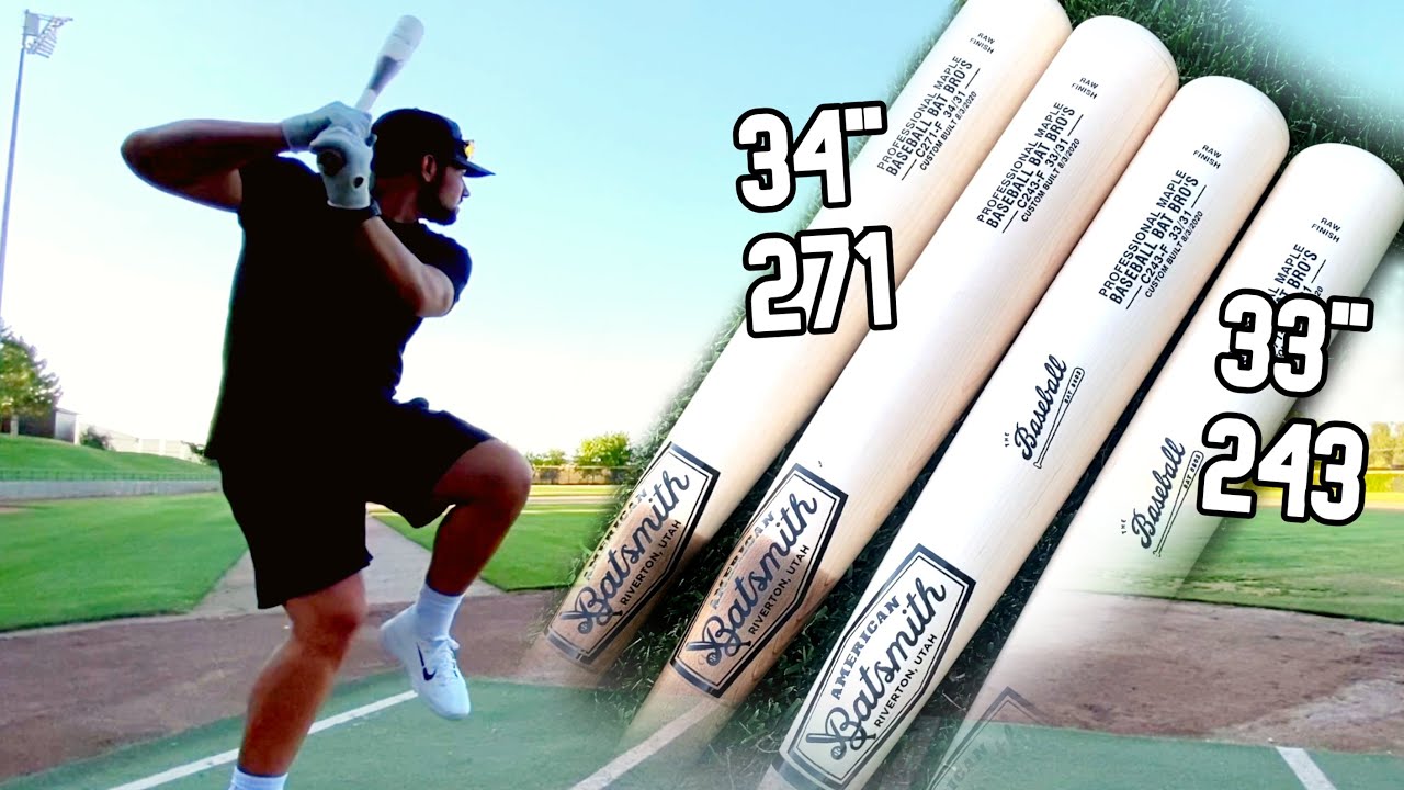 LONG & LIGHT vs SHORT & HEAVY - Wood Baseball Bat Reviews - 243 33/31 ...