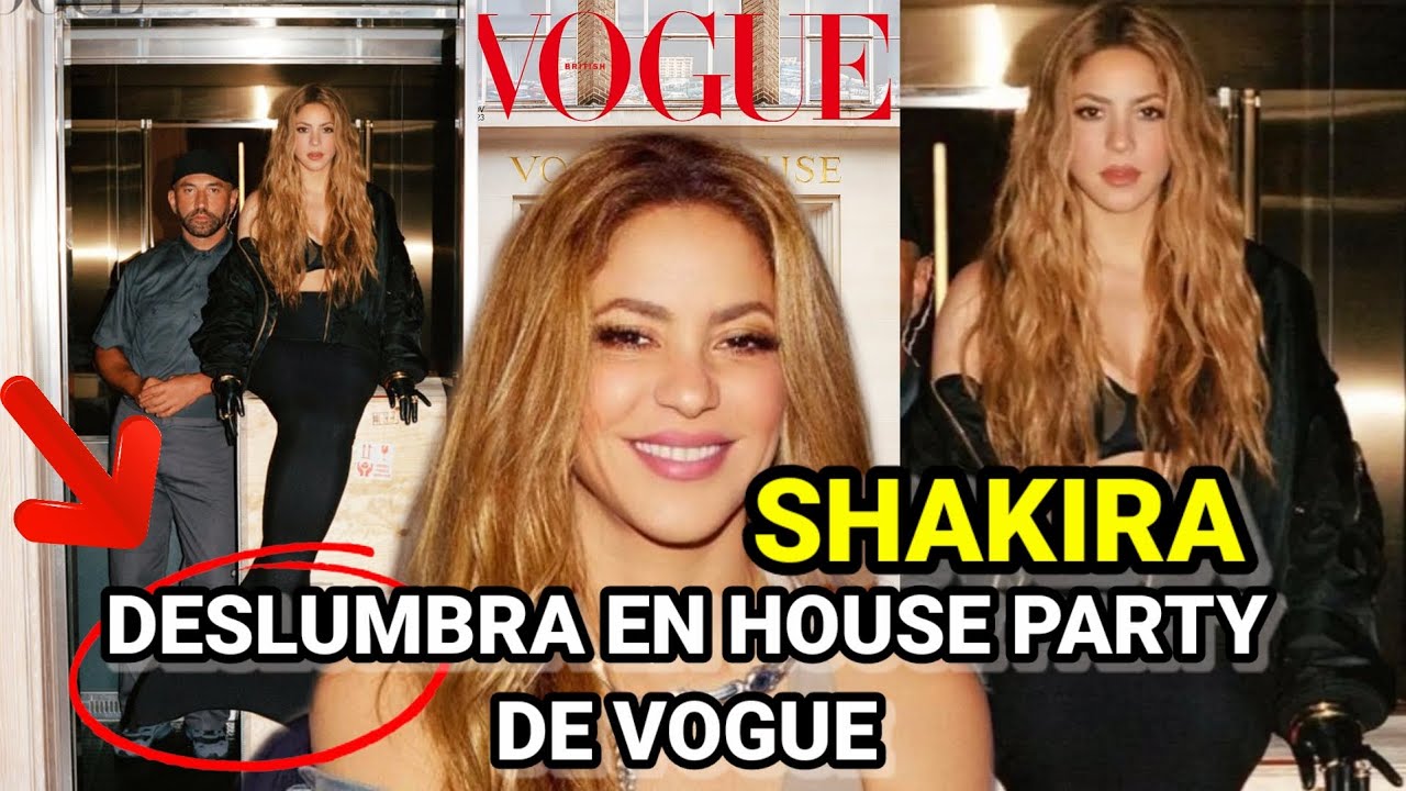 Shakira DESTACA CON LOOK DE SIRENA en la HOUSE PARTY de despedida de ...