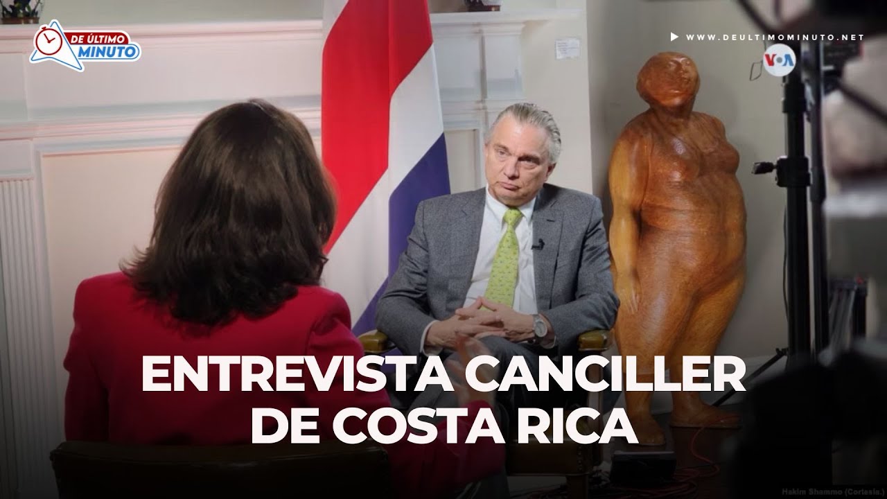 Entrevista al canciller de Costa Rica, Arnoldo André - YouTube