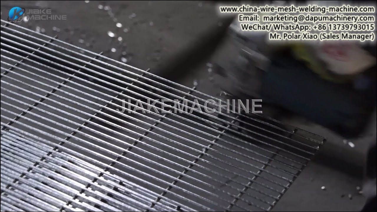 How to make clearview clearvu 358 anticlimb fence panel - YouTube