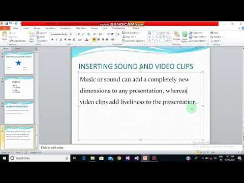 How to insert your sound in ppt - YouTube