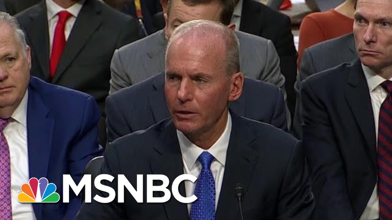 Boeing CEO Out In Aftermath Of 737 Max Crisis | Velshi & Ruhle | MSNBC ...