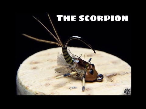 Fly tying THE SCORPION MAYFLY NYMPH por JorgeG - YouTube