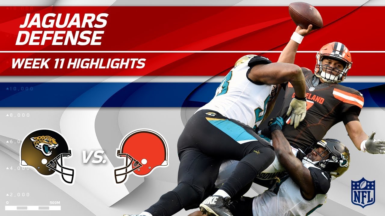 Jags Defense Gets 5 Sacks, 3 Fumble Recoveries, 2 INTs & 1 TD! | Jags ...