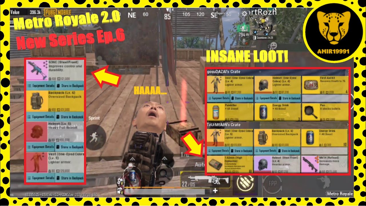 Metro Royale I found INSANE LOOT in MAP 3 | Advance mode | amir19991 ...