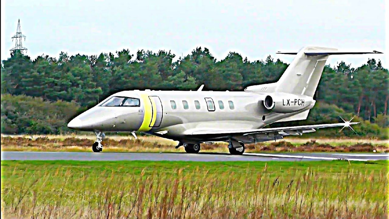 RARE FOOTAGE of a PRIVATE JET at Bamberg Airport 📸 ️ - YouTube